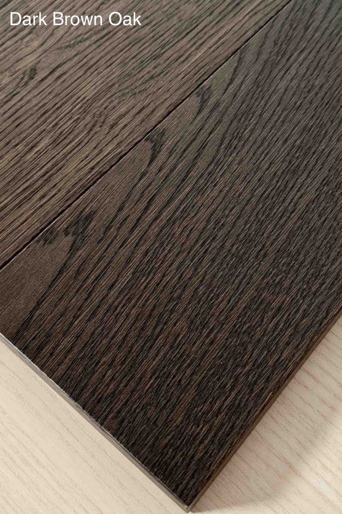 Dark Brown Oak Veneer Sample* - Faktum Online Store